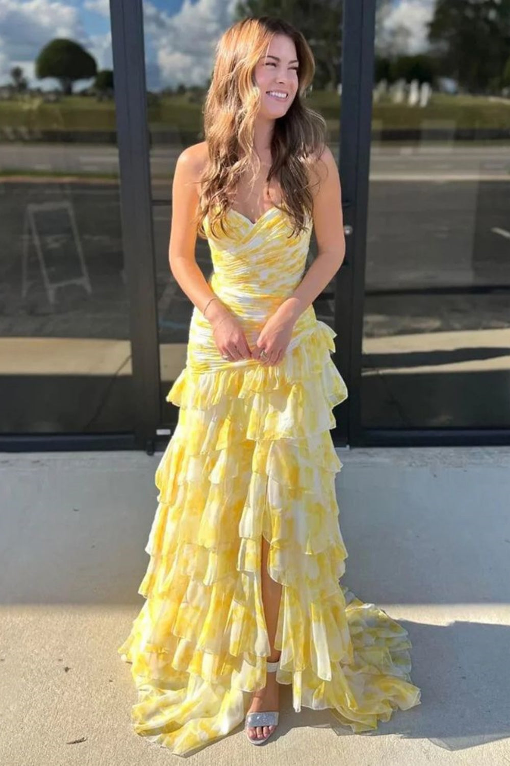 Ruffle Prom Dresses – PollyBoutique